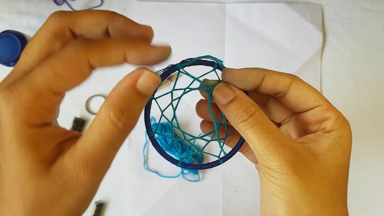 Dream Catcher Tutorial Using Old Bangles | DIY - YouTube
