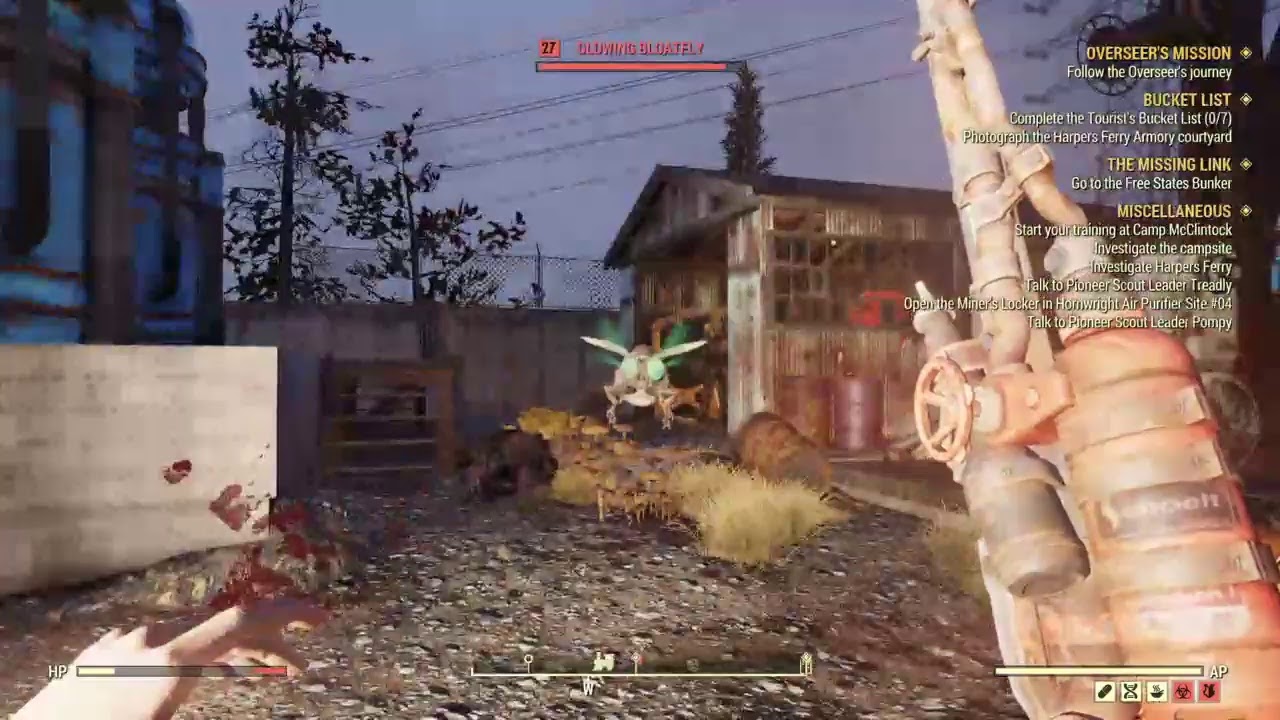 Fallout 76; Bloatfly Hunt - YouTube