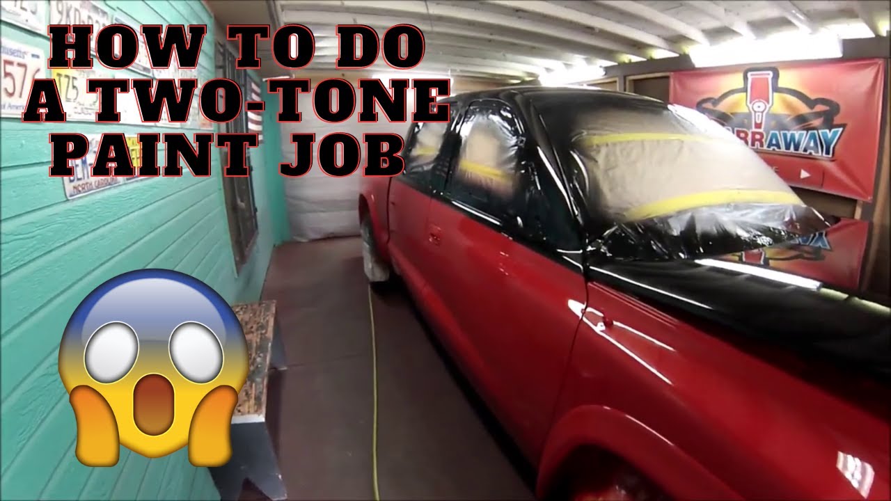 HOW TO DO A TWO TONE PAINT JOB - YouTube