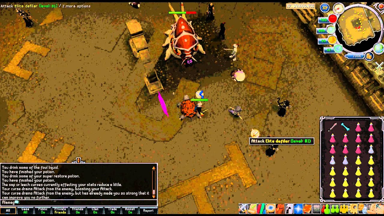 [Runescape] boss battle of "The void stares back" - killing the pest ...