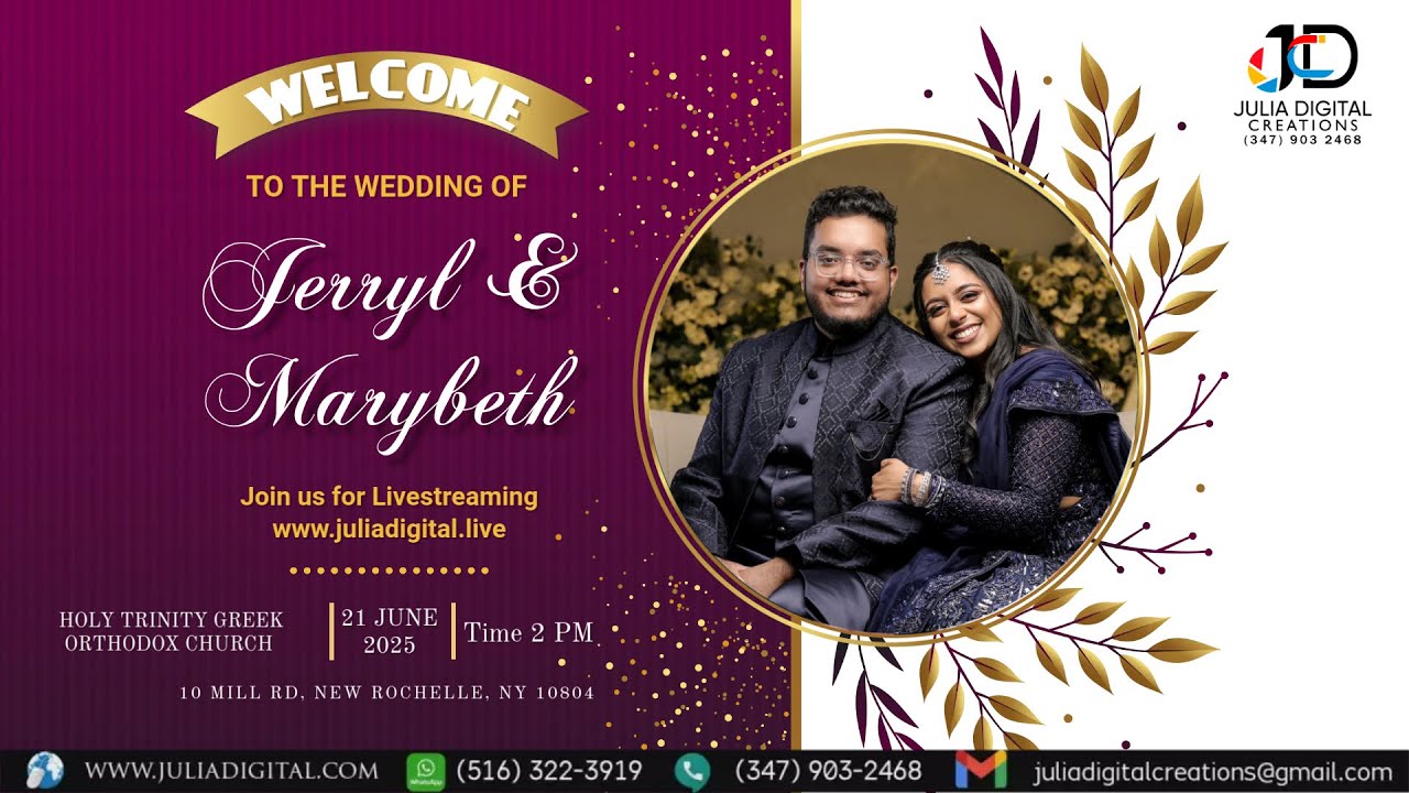 Jerryl with Marybeth | Wedding Ceremony | June 21 2025 | JuliaDigital ...