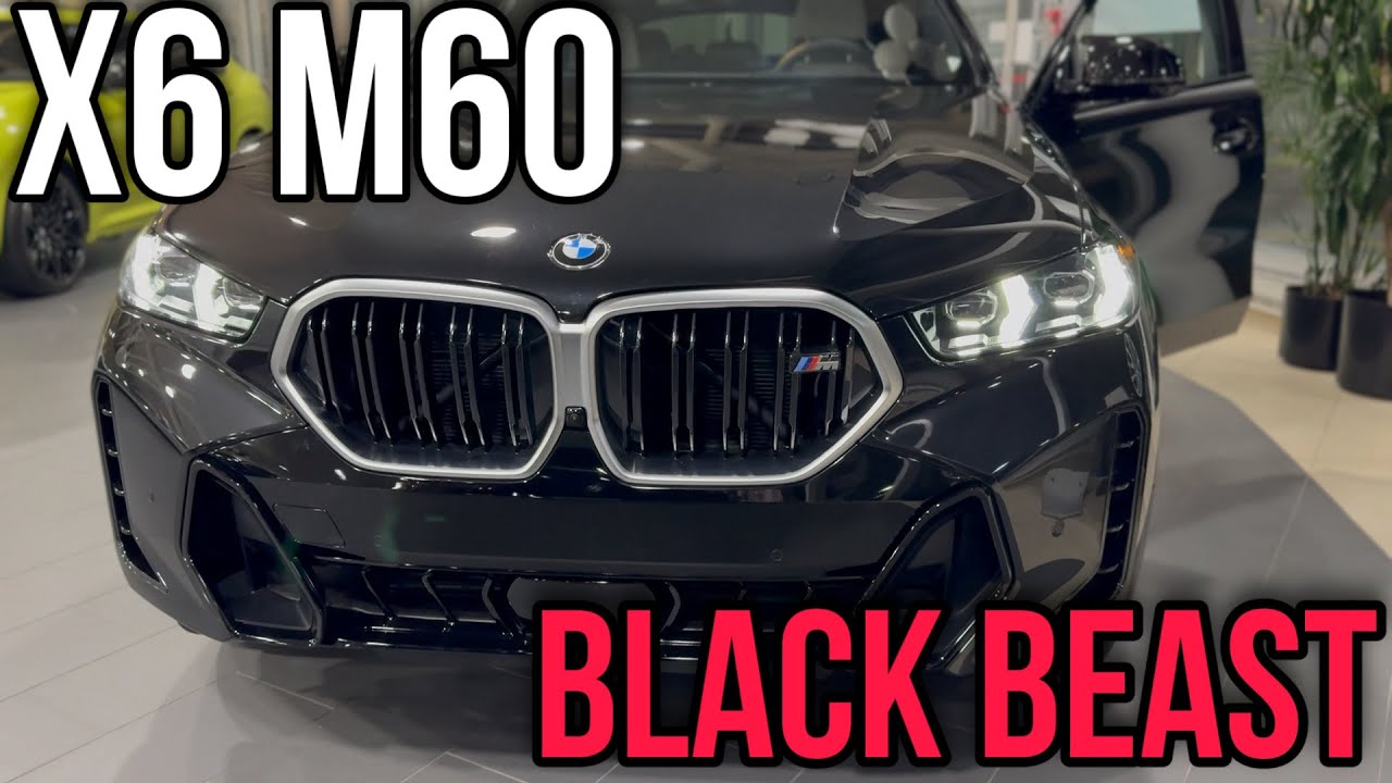 Black Beast 2024 BMW X6 M60i - YouTube
