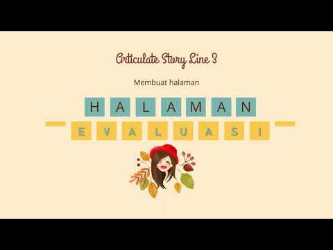 Articulate Storyline 3 - Tutorial Membuat Konten Halaman Evaluasi - YouTube