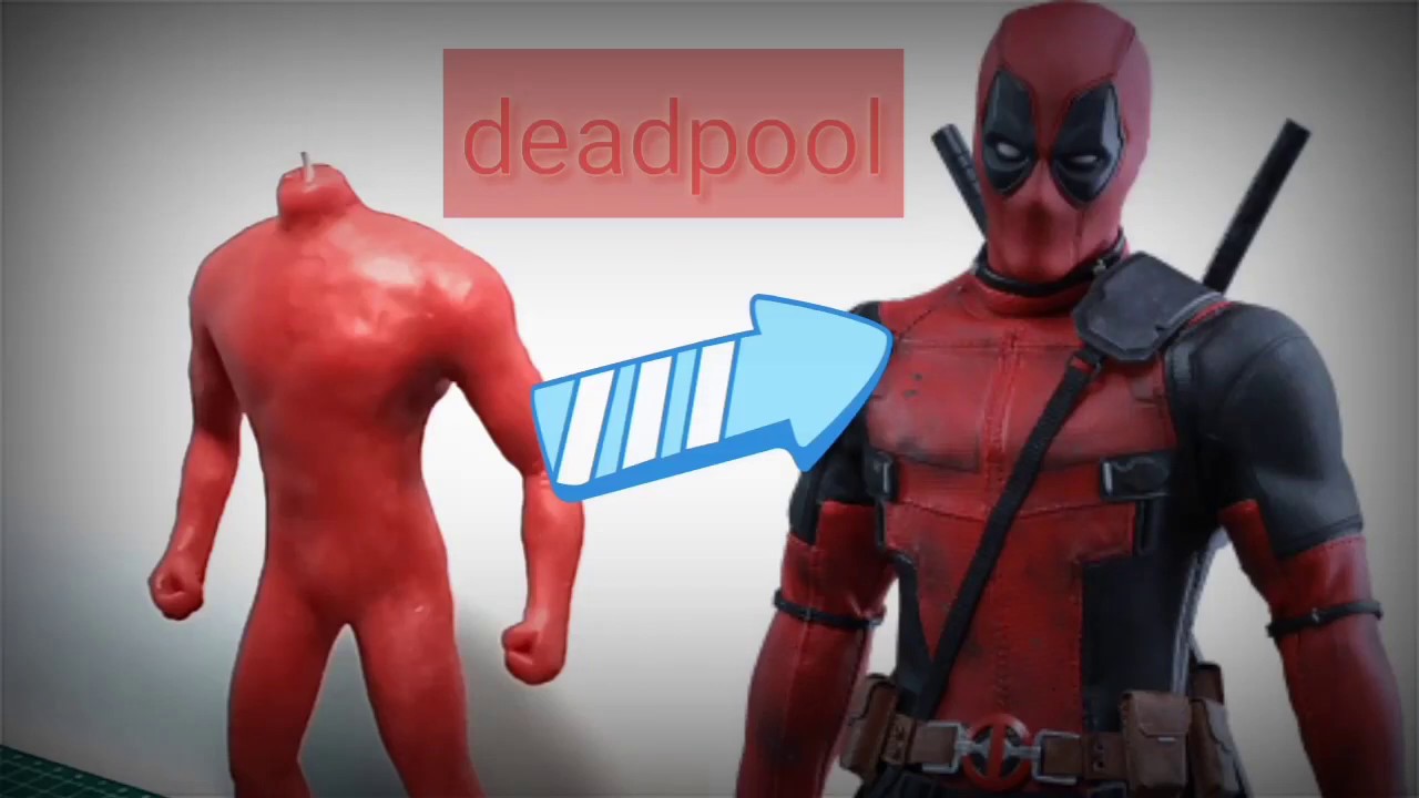 Sculpting deadpool from clay ( membuat deadpool dari clay) - YouTube