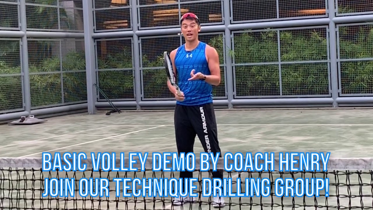 Basic Volley Demo by Coach Henry - YouTube