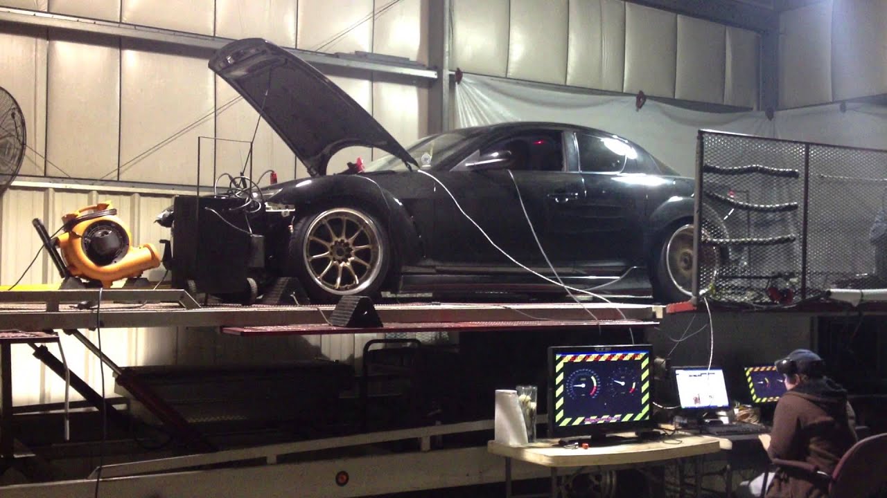 RX8 Turbo Dyno Run - YouTube