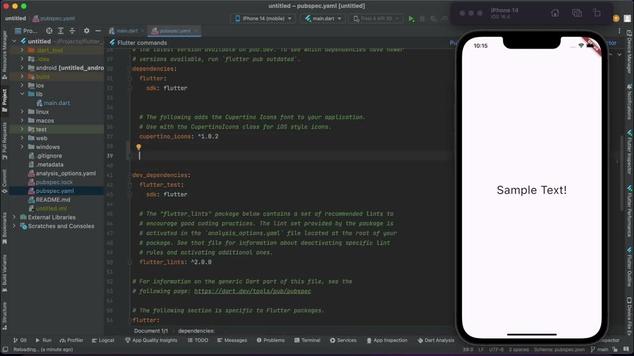 Flutter Google Font Example - Using google_fonts 4.0.4 | Flutter ...