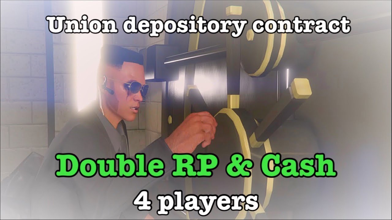 Union depository contract with 4 players (Full Gameplay) - GTA V Online ...