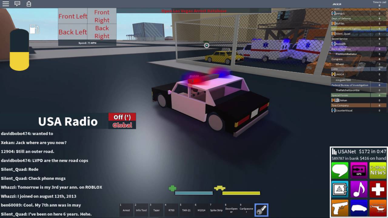 Roblox [NUSA] Las Vegas Police Patrol Day 9 - Im Back! and Federal ...