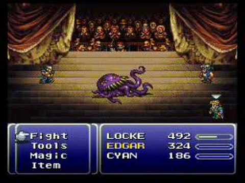 Final Fantasy VI - Ultros and the horrible singing! - YouTube