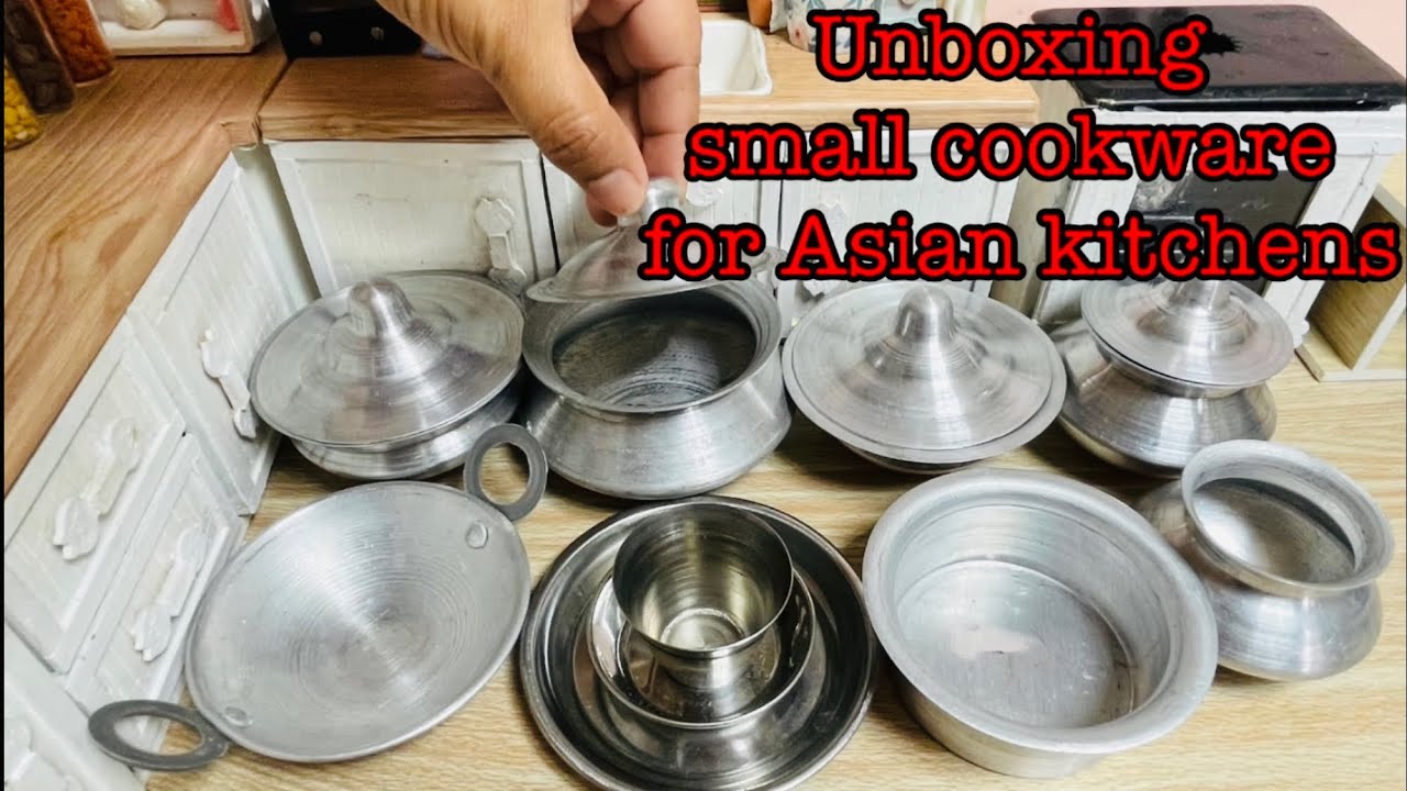 Unboxing Miniature Cookware for Asian kitchens - YouTube