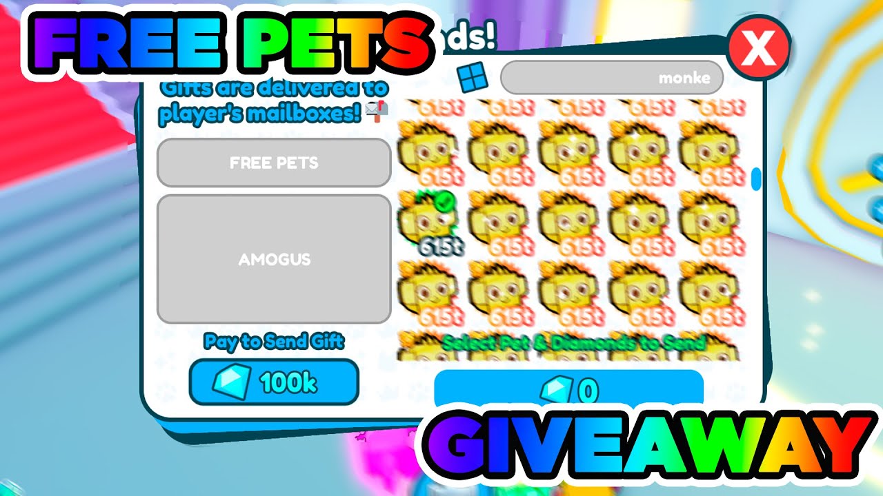 MAILBOX GIVEAWAY! - Pet Simulator X Live - YouTube