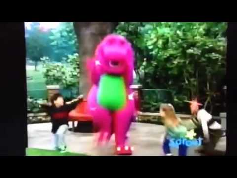 Barney comes to life (Let's Go to the Firehouse!) - YouTube