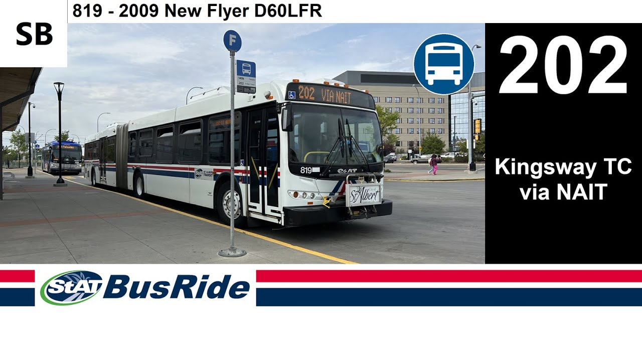 St. Albert Transit (StAT) 2009 New Flyer D60LFR - 819 | 202 Kingsway TC ...