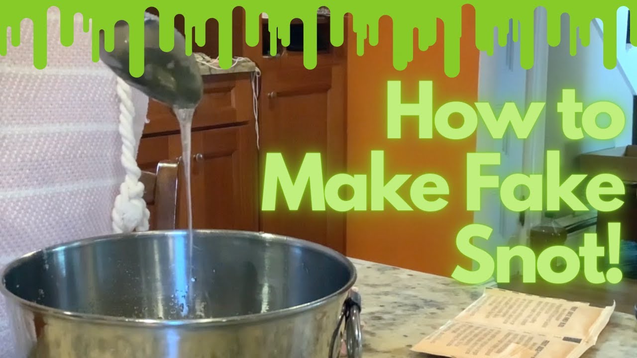 How to Make Fake Snot! Fun Health + Science Experiment for Kids - YouTube