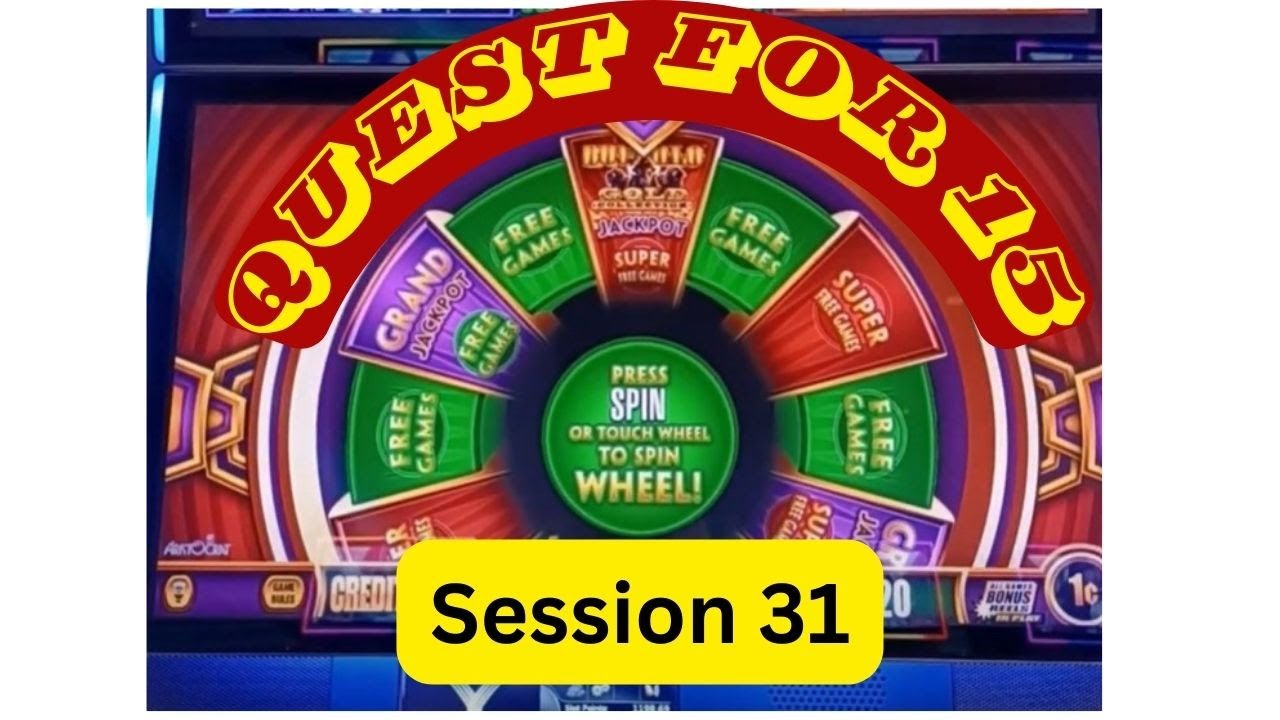Quest for 15 Wonder 4 Wheel Session 31 - YouTube