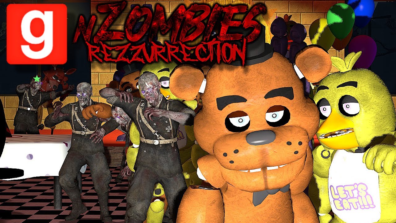The Freddy Crew Is Here FIVE NIGHTS AT FREDDY'S nZOMBIES! - YouTube