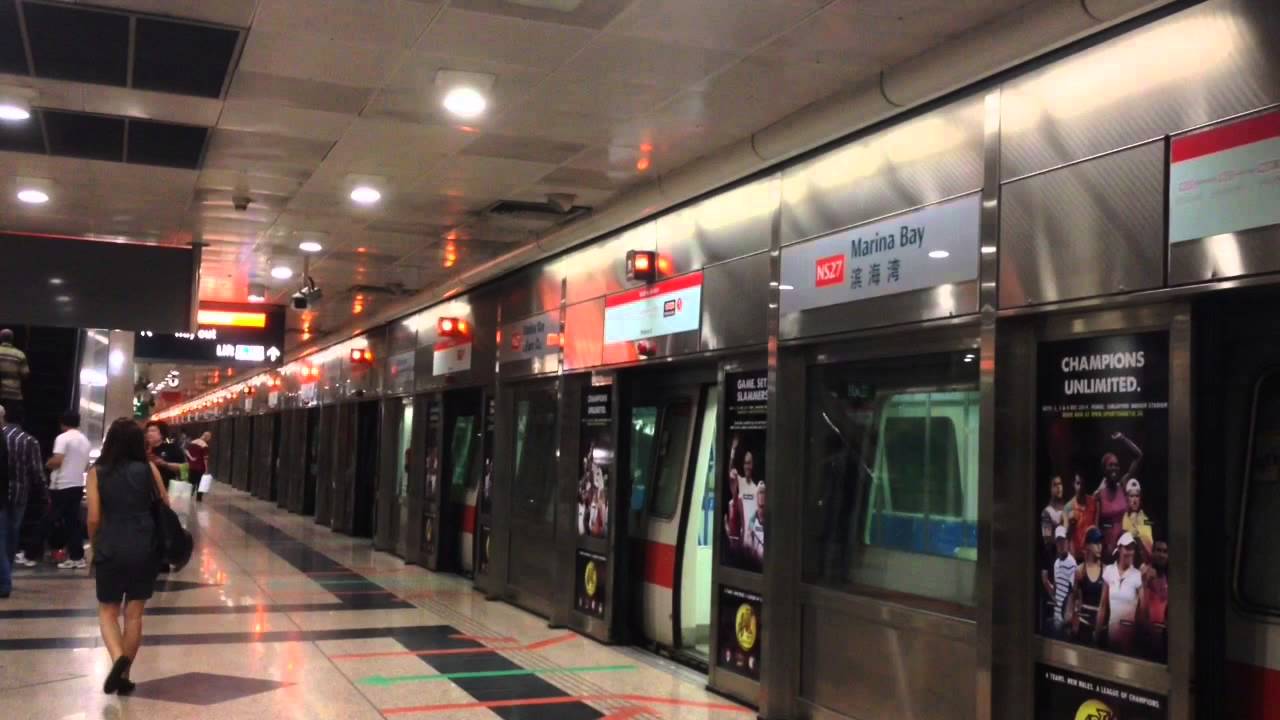 [HD](SMRT) C651 Train at Marina Bay (Towards [Pre]Marina South Pier ...