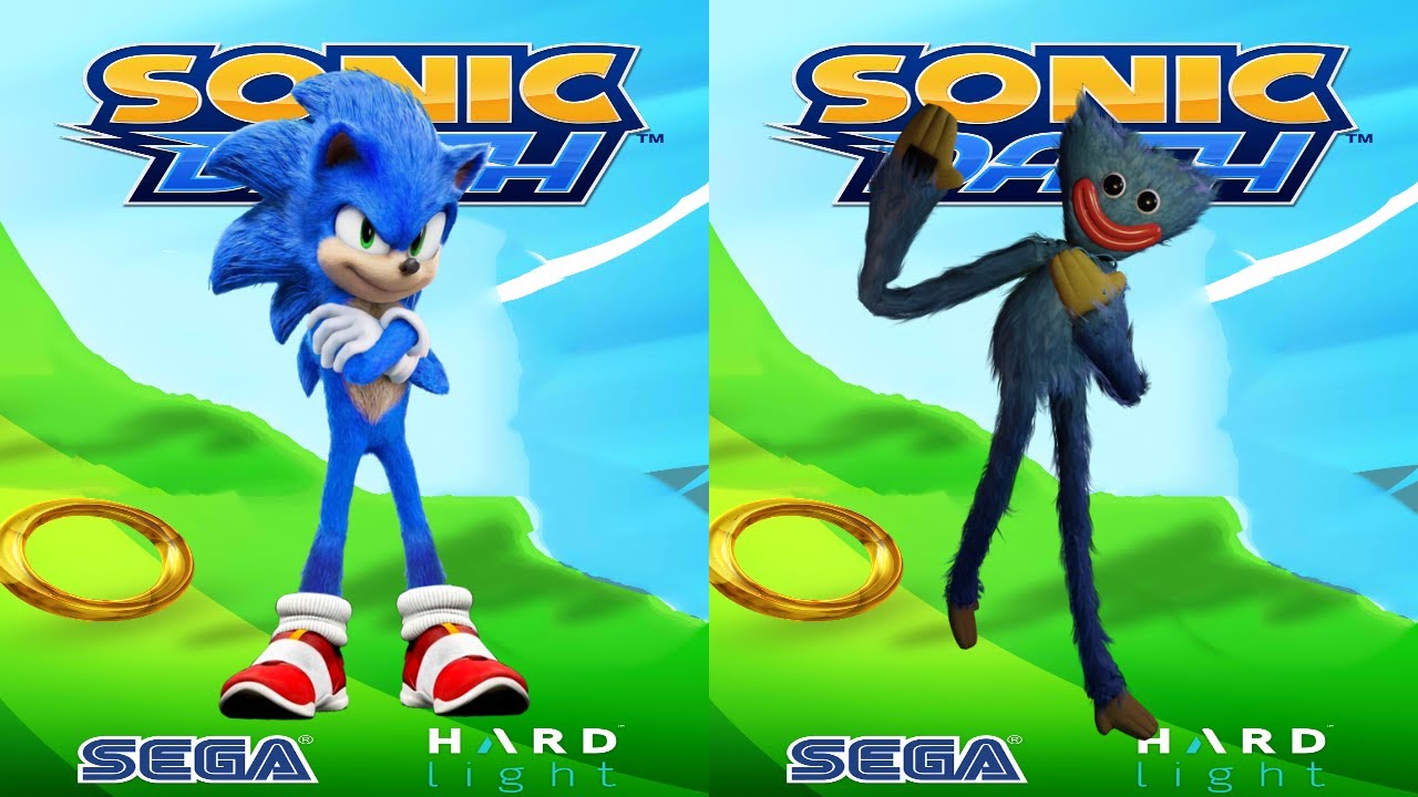 Sonic Dash vs Poppy Playtime Run - Movie Sonic vs All Bosses Eggman ...