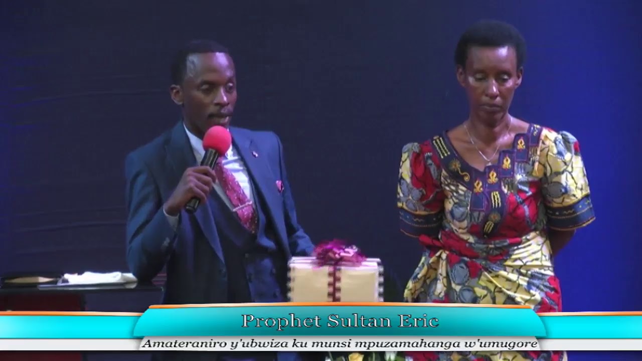 Prophet Sultan Eric:Umugore ni muntu ki? Live Stream 8rd March 2019 ...