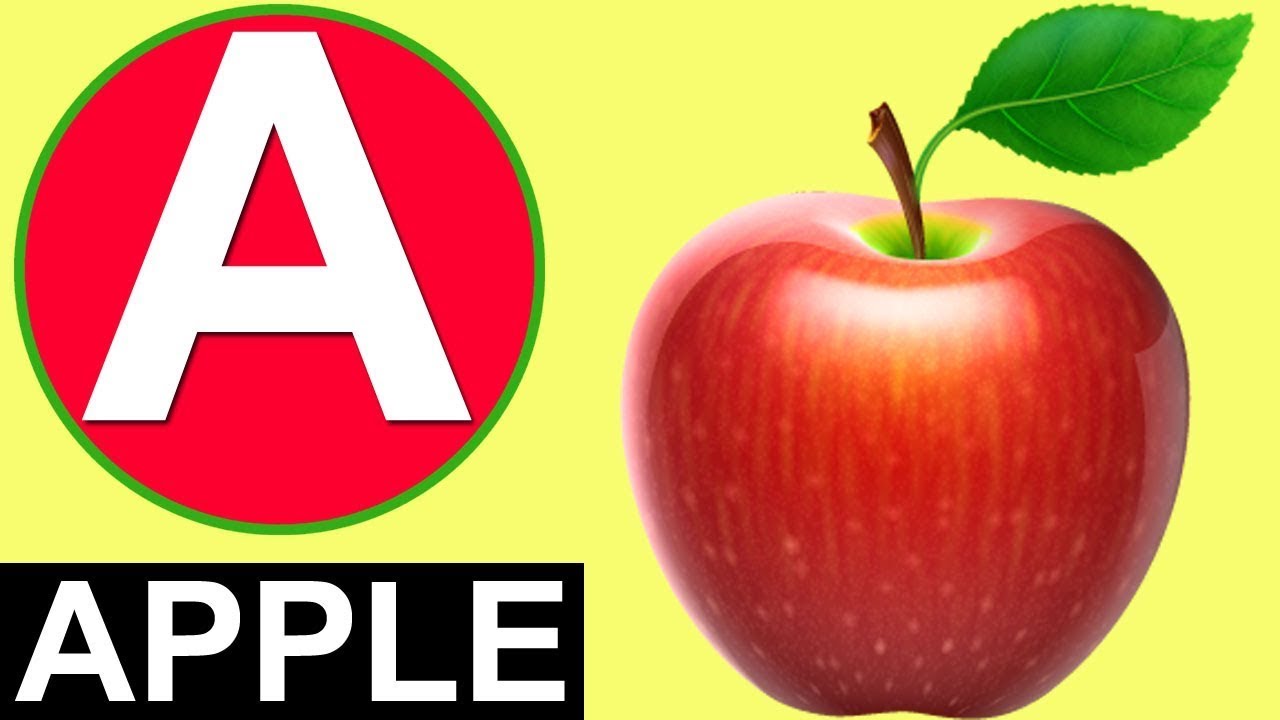 A for apple | abcd | phonics song | a for apple b for ball | abcd song ...