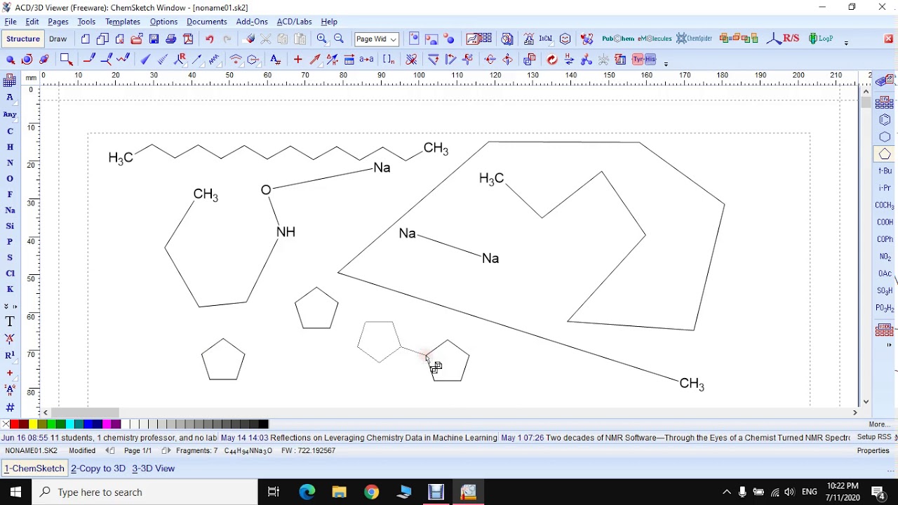 Lecture 12 introduction to Chemsketch I - YouTube