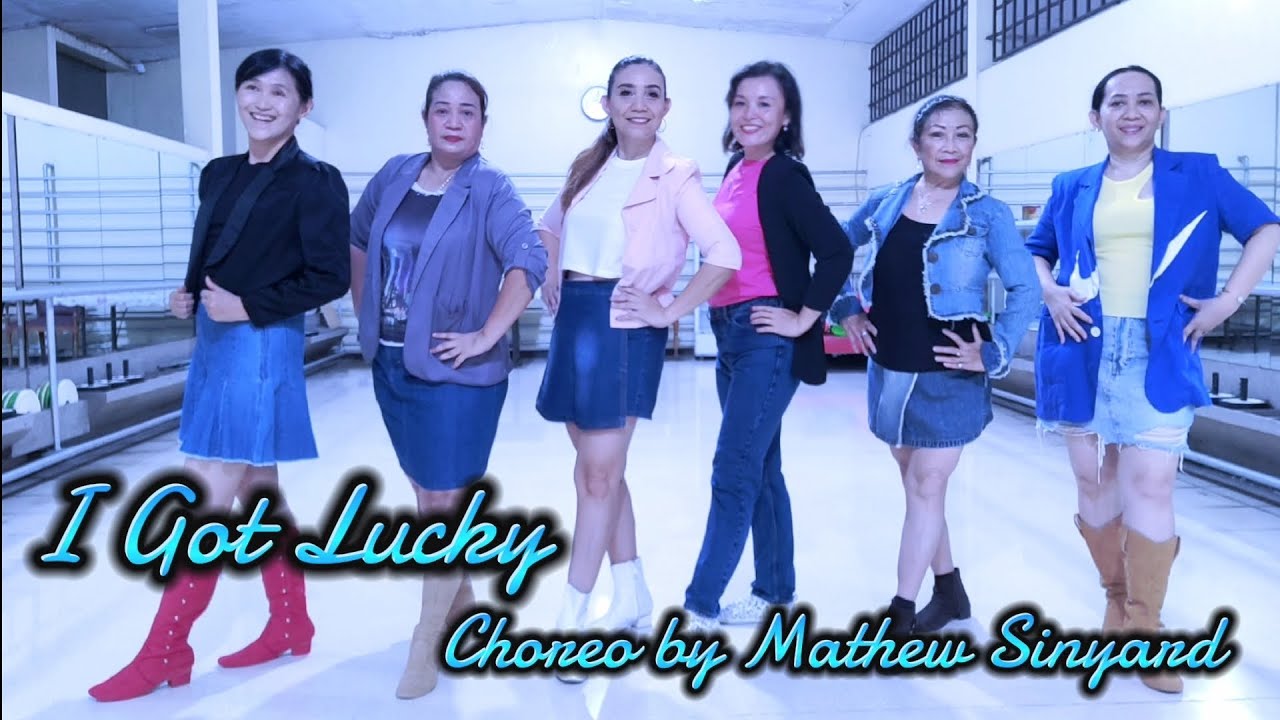 I Got Lucky Line Dance - YouTube