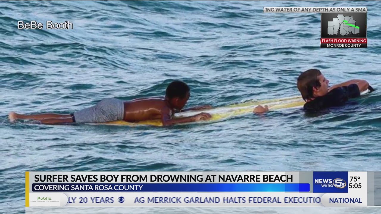 Photos: Surfer rescues boy in Gulf of Mexico, presented live-saving ...