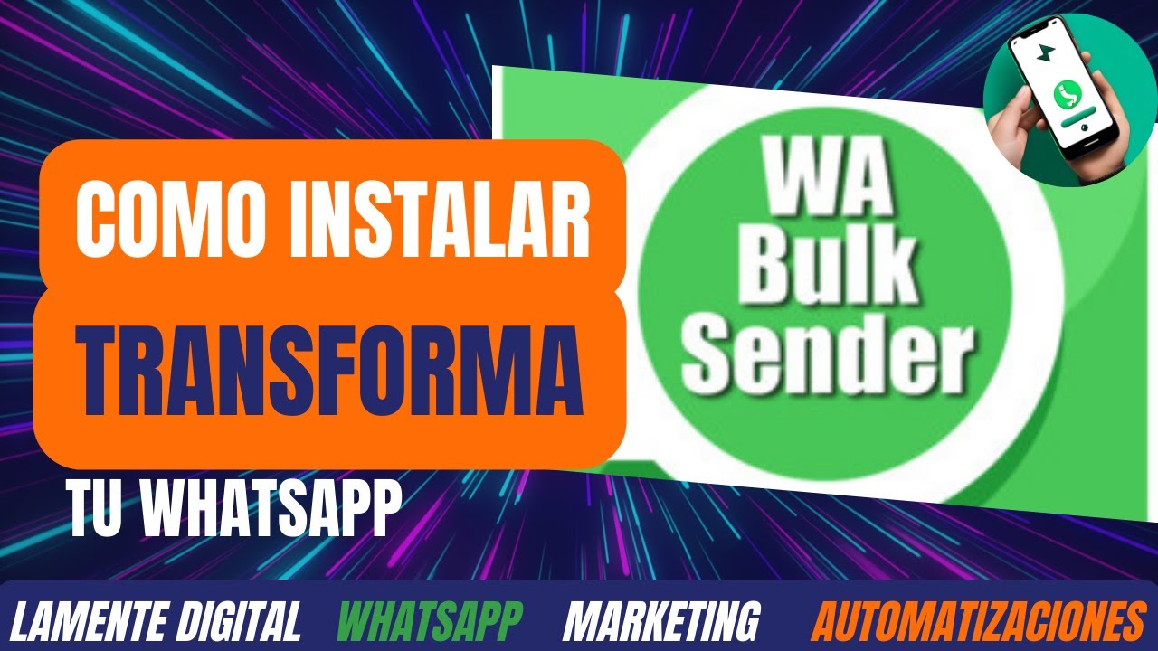 🙄Como Instalar 🤖WaSender en Tu PC para convertir tu 🤑WhatsApp en una ...