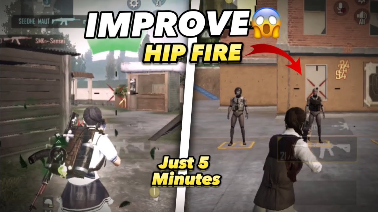 How to improve hip fire accuracy in bgmi | How to improve hip fire in ...