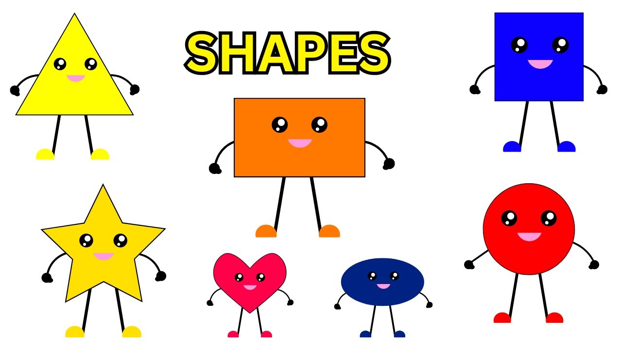 Shape Songs for Kids | Learning Shapes | Flaming Stars Kiddies TV - YouTube