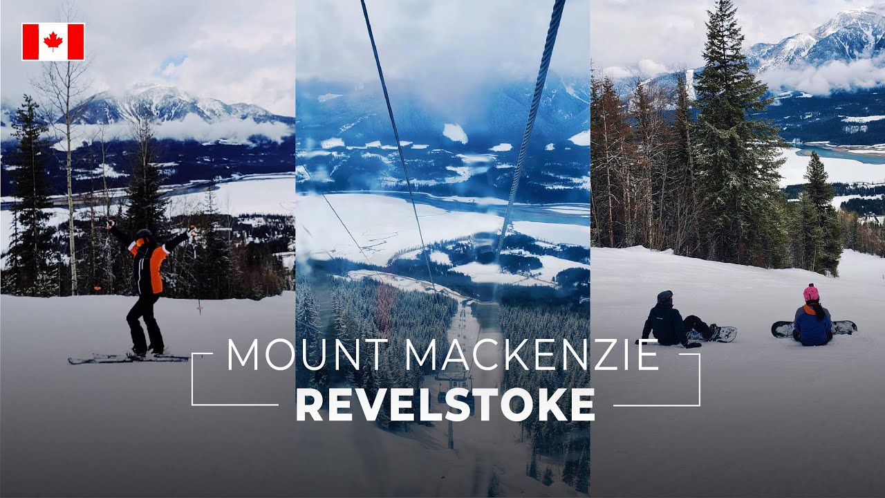 Revelstoke Mount MacKenzie Snowboard Vlog | First Time on Mount ...