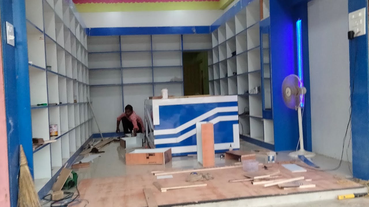 dukan showroom New design plywood mica - YouTube