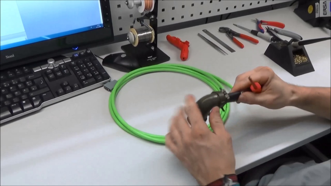 Our cable production (Yaskawa, Fanuc, Okuma, Mitsubishi, Siemens) - YouTube