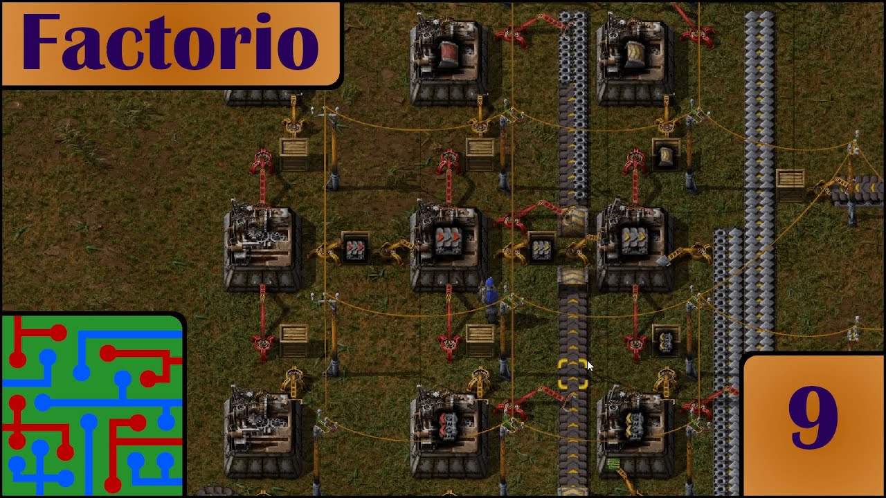 Belt Crafting! | Factorio | Episode 9 - YouTube