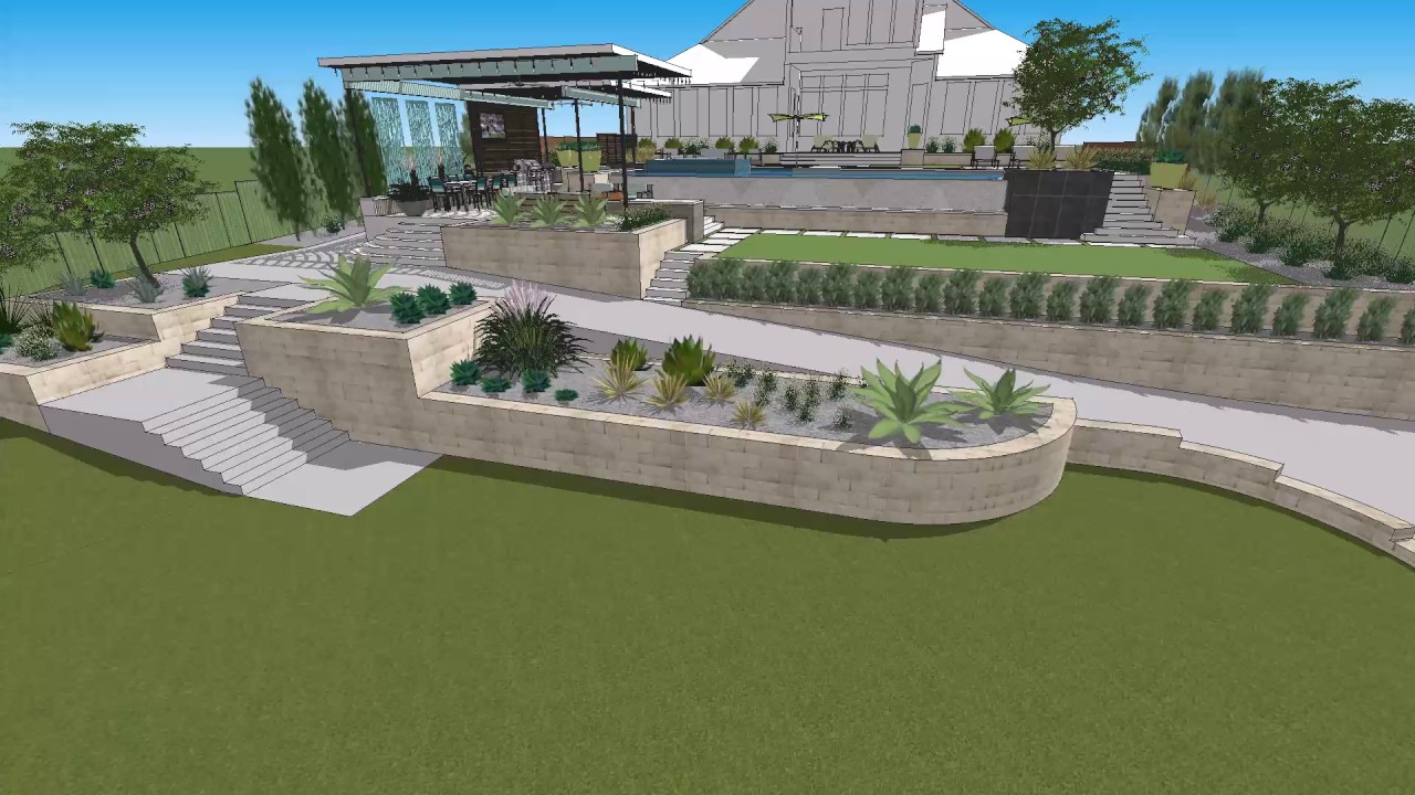 Rowlett Waters Edge Modern Lakeside Swimming Pool & Outdoor Living ...