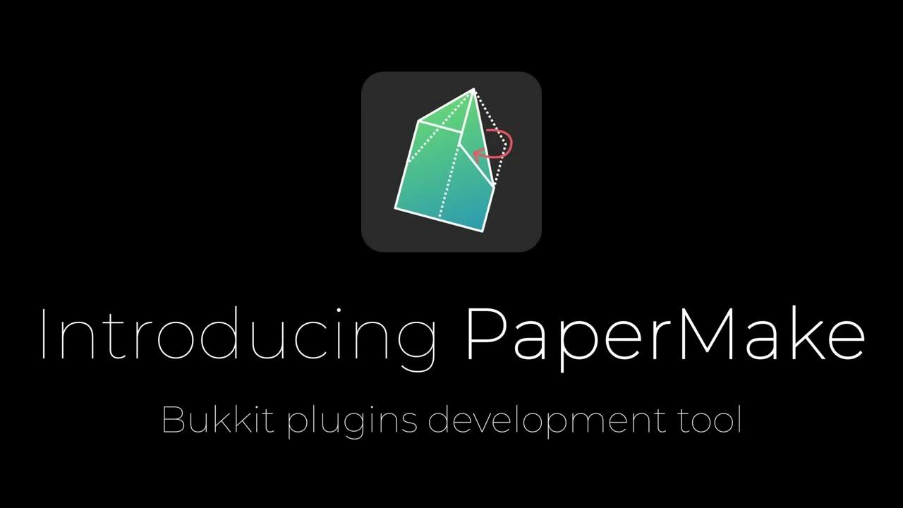 PaperMake - Minecraft plugins development tool - YouTube