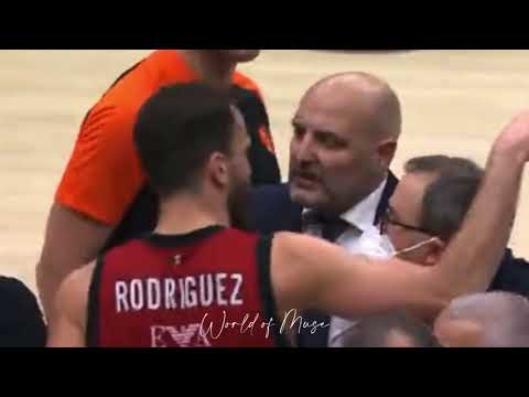 Olimpia Milano vs Fenerbahce Beko Fight - Kavga Euroleague Match 2021 - 2022 Season #Euroleague