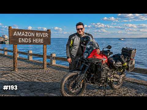 Amazon River Ends Here 🇧🇷 | Story 193 | Solo Motorcycle Adventure