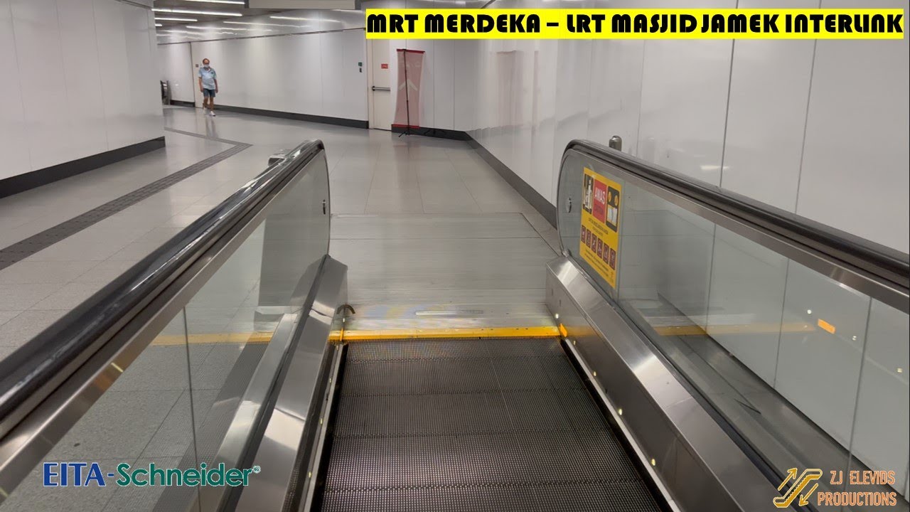 EITA-Schneider Moving Walk at MRT Merdeka & LRT Plaza Rakyat Interlink ...