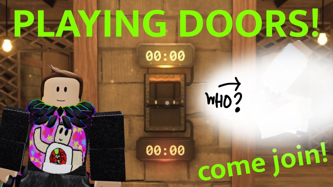 Playing DOORS on Roblox with viewers (COME JOIN) - YouTube