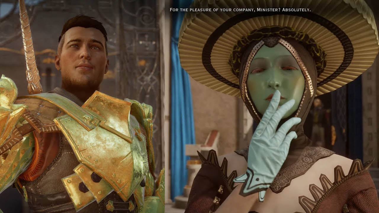 Dragon Age Inquisition: Minister Bellise Romance - YouTube