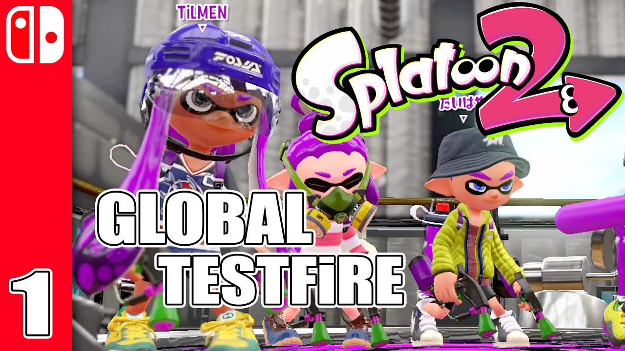Splatoon 2 | Global Testfire 1 | JoyCon + Motion Controls ON | Switch ...