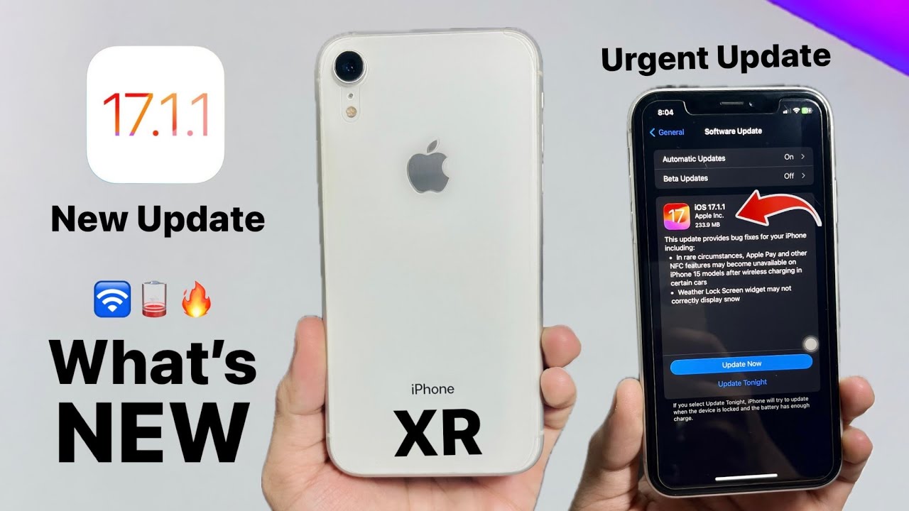 iOS 17.1.1 on iPhone XR - IOS 17.1.1 New Features & Changes on iPhone ...