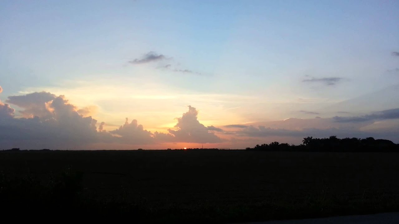 Sunsets in Homestead Florida - YouTube