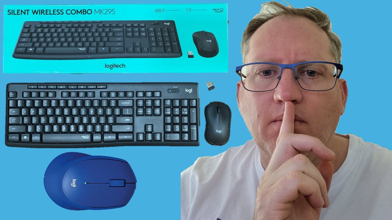 Quiet the office with a silent keyboard and mouse - Logitech MK295 ...