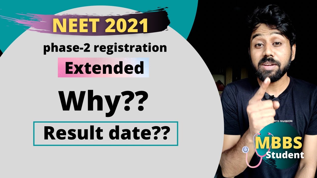 Neet 2021 Update 🔥 Nta Update Why Phase 2 Registration Extended 🤔