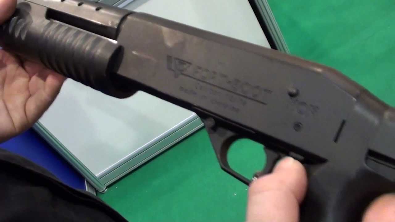 Fort-500 pump action shotguns (cal12/76mm). Moscow INTERPOLITEX 2012 ...
