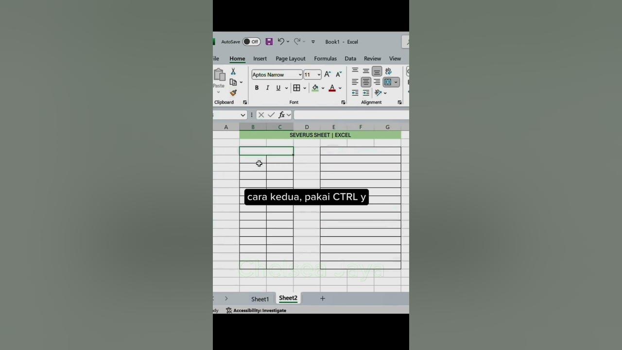 Tiga Cara buat Marge Cell di Microsoft Excel #excel #tutorial #komputer #exceltips #exceltricks ...