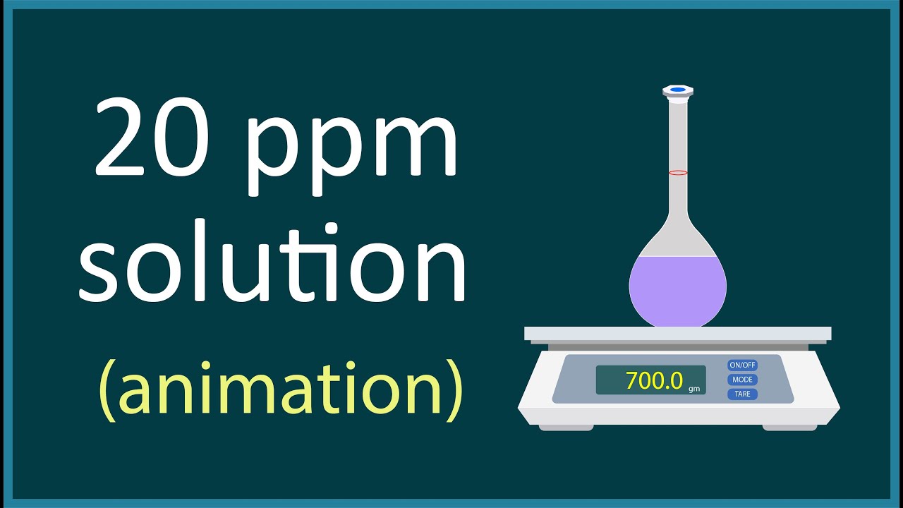 20 Ppm Solution How To Prepare 20 Ppm Solution How To Make 20 Ppm